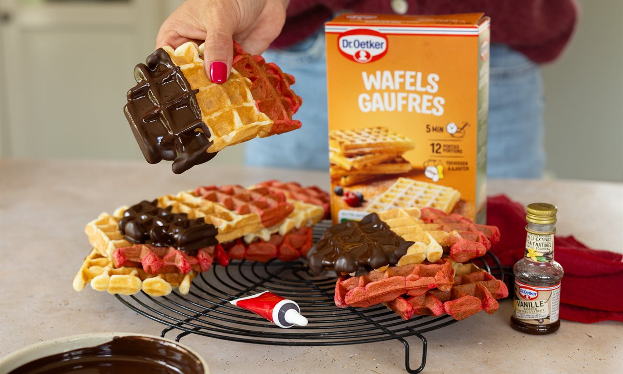 Wafels voor de nationale feestdag Recept | Dr. Oetker
