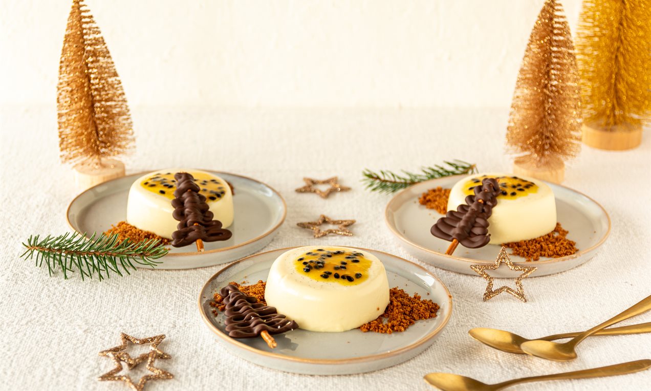 Panna cotta au chocolat blanc Recette | Dr. Oetker