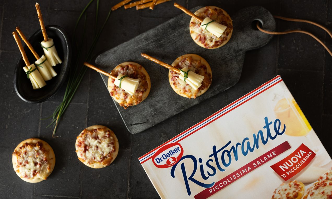 Halloween mini pizzas Recette | Dr. Oetker